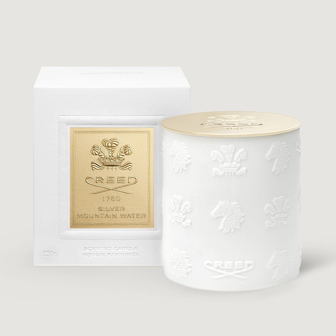 Silver Mountain Water Candle 220g | Unisex Fresh Citrus Scented Candle ...
